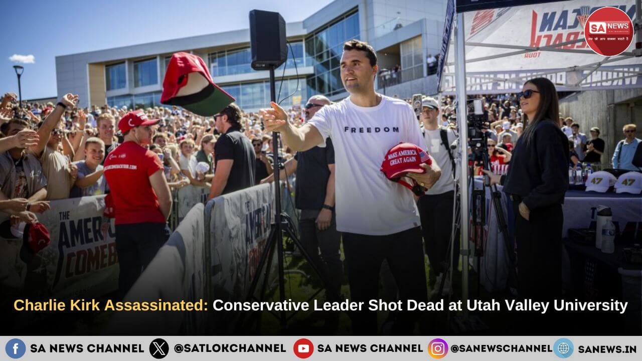 Charlie Kirk Assassinated: Conservative Leader Shot Dead at Utah Valley ...
