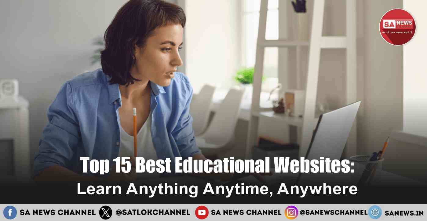 Top 15 Best Educational Websites: Learn Anything Anytime, Anywhere