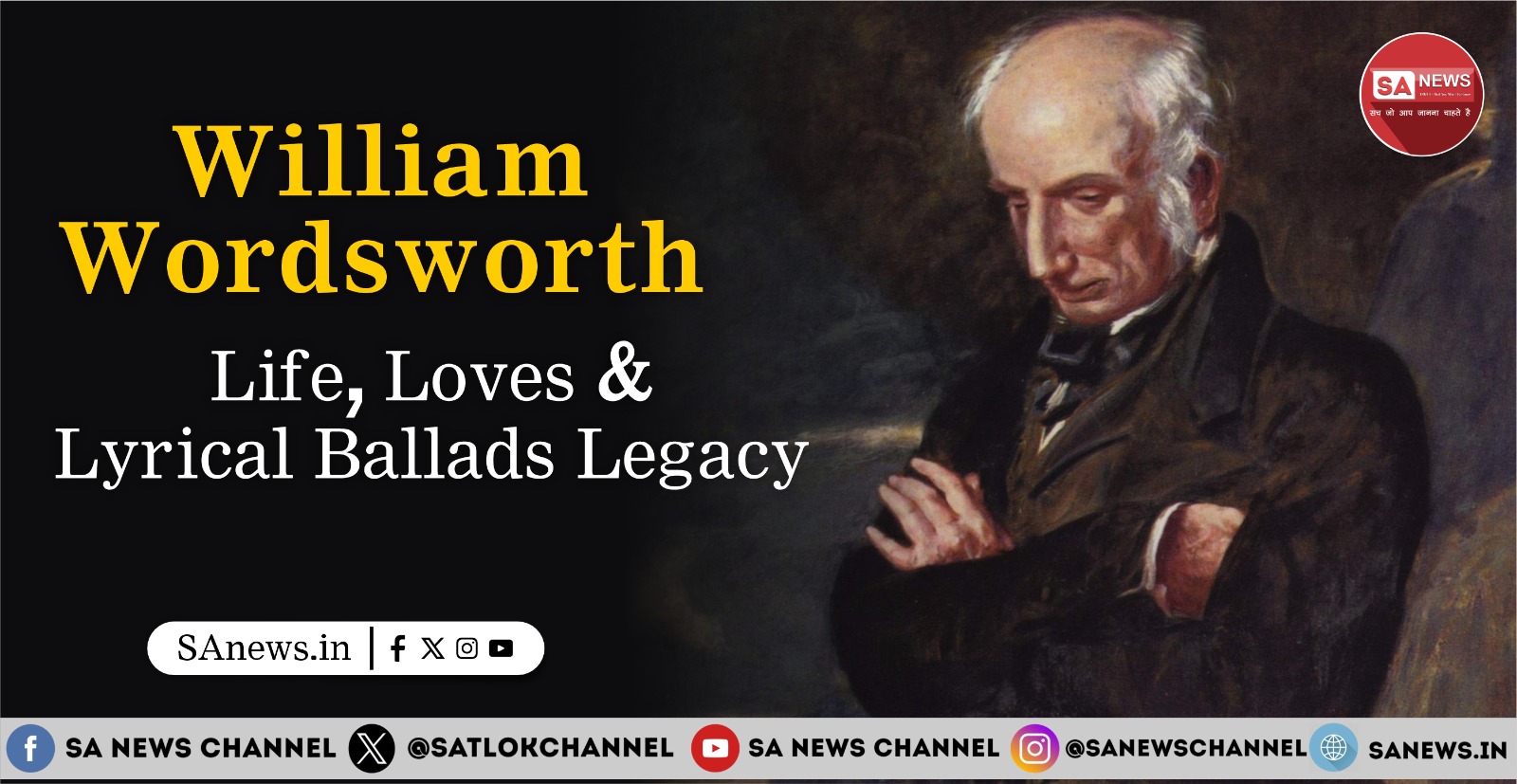 Biography of William Wordsworth: Life of the Romantic Poet Laureate